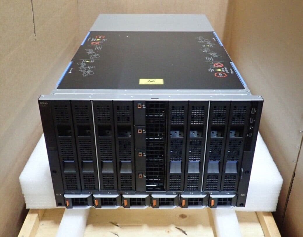 New Dell EMC PowerEdge MX7000 8-Slot 7U Modular Chassis W/ 6x PSU & Rails