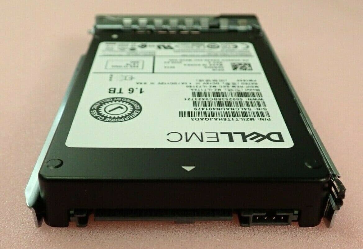 NEW Dell Enterprise 1 6TB 2 5" SAS 12G MU Mixed Use SSD DR0HX with caddy