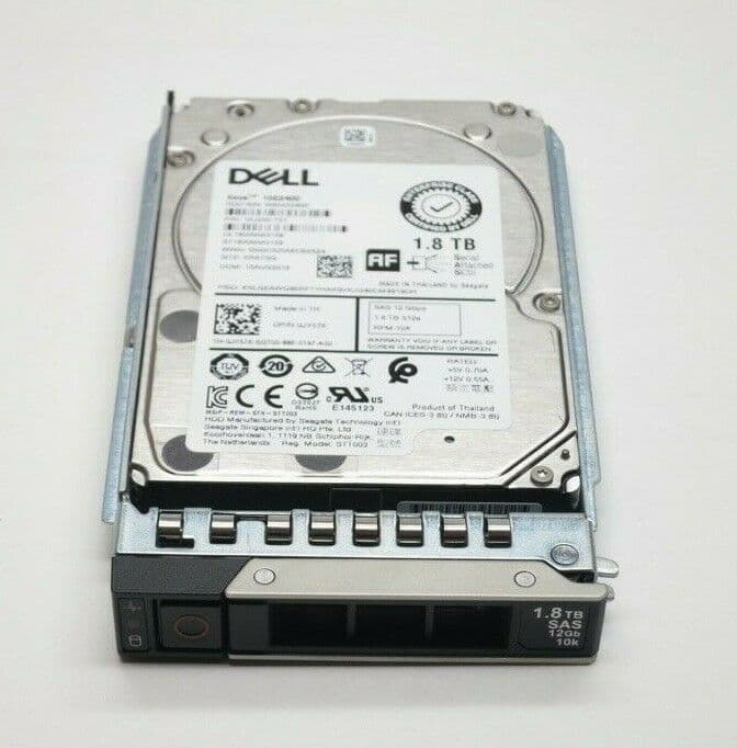 New Dell Enterprise Class 1 8TB 2 5" SAS 12GB/s 10K HDD 14Gen Caddy 0WRRF