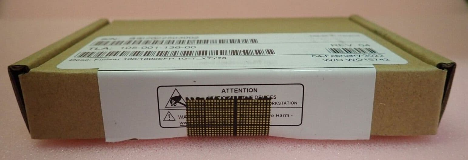 New Dell Finisar 1Gb RJ-45 SFP-1G-T SR SFP 100m Copper Transceiver ...