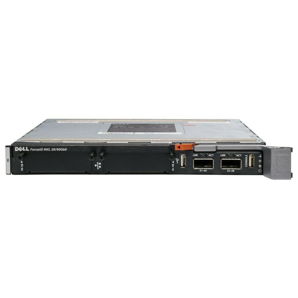 NEW Dell Force10 MXL 10/40GBE 2 Port QSFP Switch Module TKJ12 For M1000E