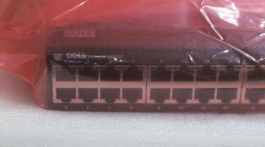 NEW Dell Force10 S4820T 48x 1/10GbE RJ45 4x 40G QSFP Port L2/3 Switch ...