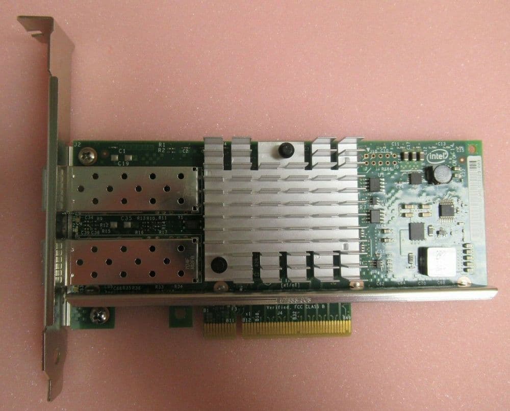 New Dell Intel X520-DA2 SFP Dual Port PCI-E 10Gb Server Network Adapter ...