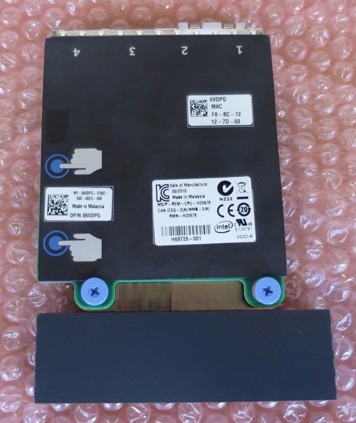 New Dell Intel X710 I350 Quad Port 10G SFP & 1G BT Network Daughter ...