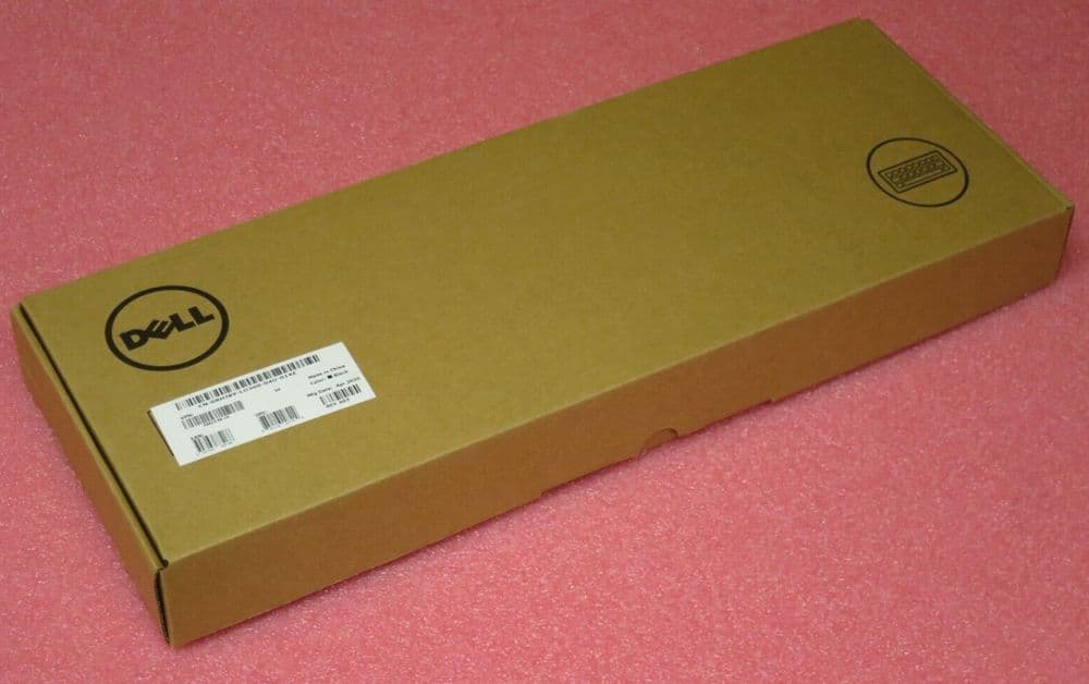 New Dell KB813 Smartcard Reader UK QWERTY Wired USB Keyboard Black ...