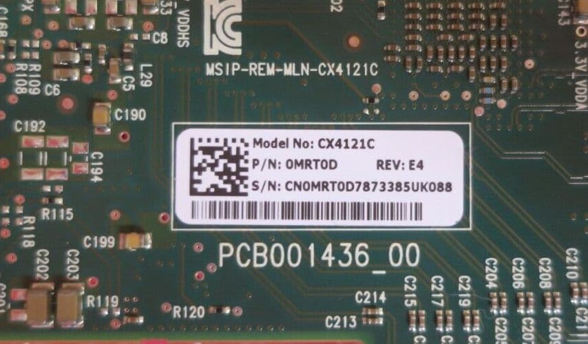 New Dell Mellanox CX4121C CONNECTX-4 Dual Port 25GbE SFP28 Network ...