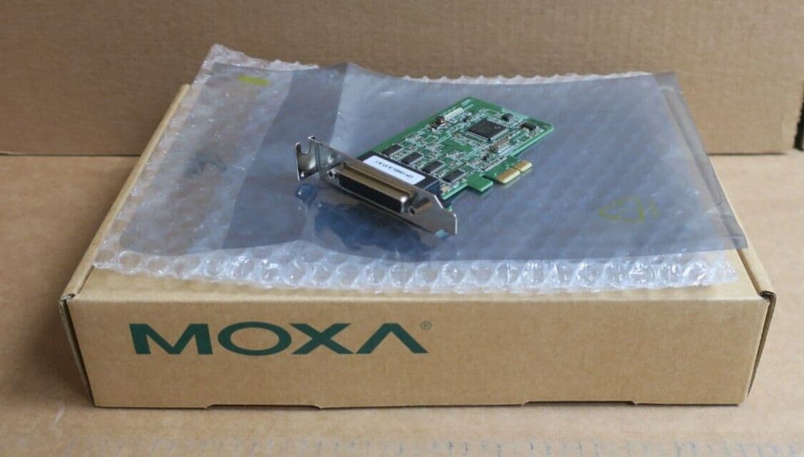 NEW Dell MOXA 4-Port RS-232 PCIe Communication Card DB9M CP-104EL-A v1 61 6370W