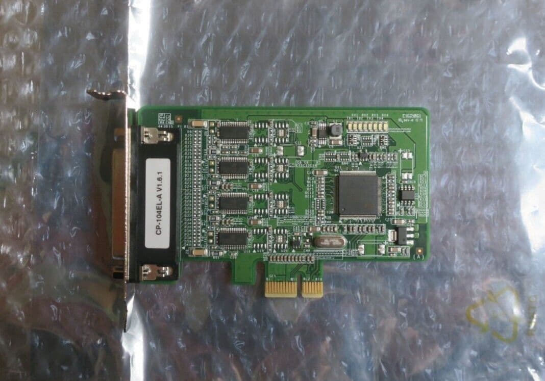NEW Dell MOXA 4-Port RS-232 PCIe Communication Card DB9M CP-104EL-A v1 61 6370W
