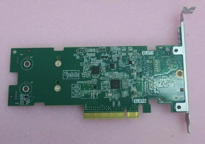 New Dell PCIe Dual M 2 Solid State Drive Adapter Card JV70F 2x 120GB ...