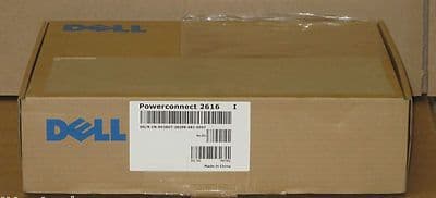 New Dell PowerConnect 2616 16 port Gigabit Ethernet Switch K3807