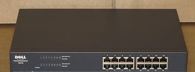 New Dell PowerConnect 2616 16 port Gigabit Ethernet Switch K3807