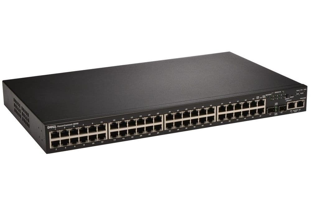 New Dell PowerConnect 3548 48-Port 10/100 Ethernet Network Switch ...