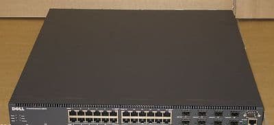 New Dell PowerConnect 6024 Gigabit Switch - 24-Ports 8 Fiber Channel UJ662
