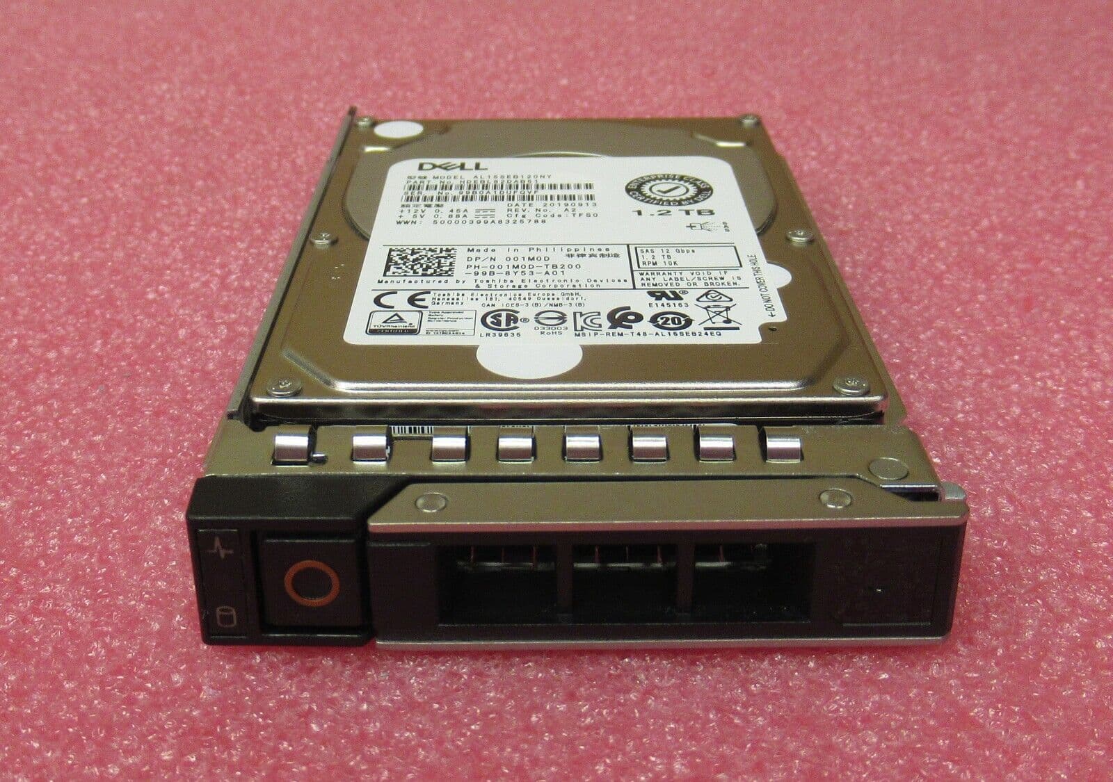 NEW Dell Poweredge 1 2TB 10K SAS 12G 2 5" 12Gb/s HDD 01M0D 4th/15th Gen ...
