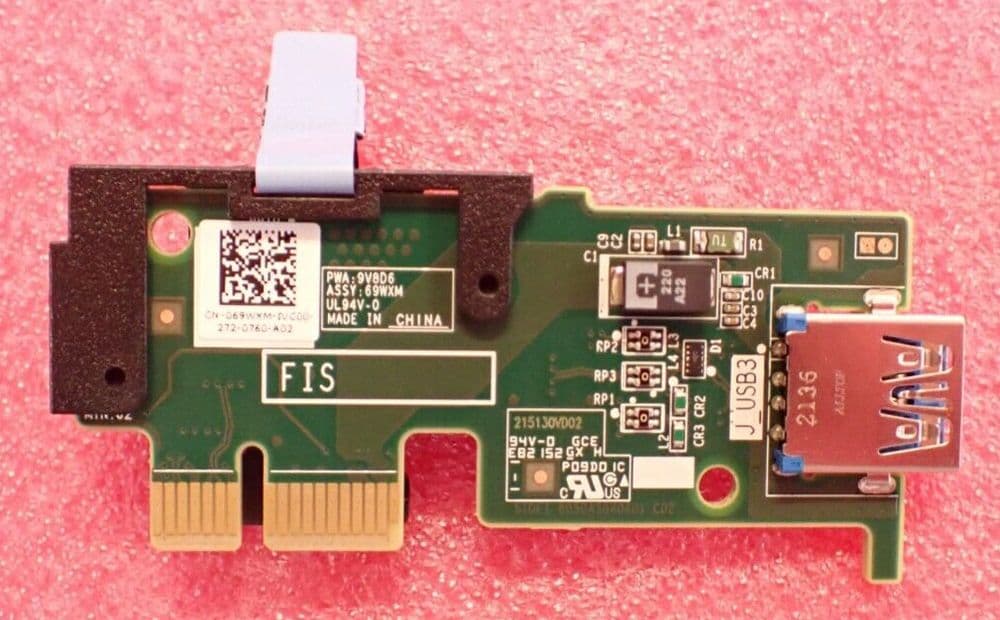 New Dell PowerEdge 15th Gen 15G InteUSB 3 0 Interface Card 69WXM For R650