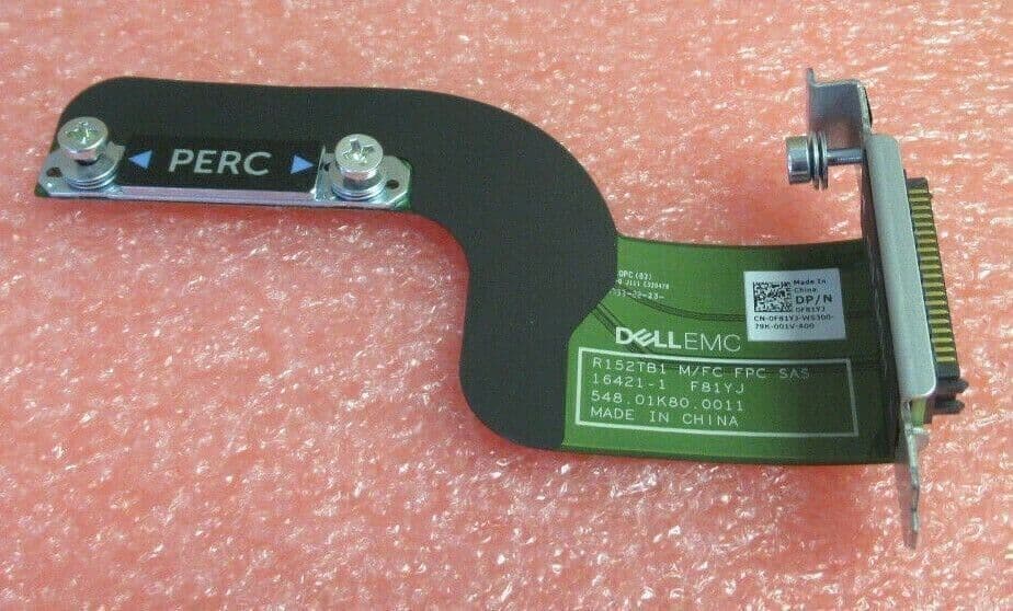 NEW Dell PowerEdge M640 Blade PERC RAID Mini SAS Cable F81YJ