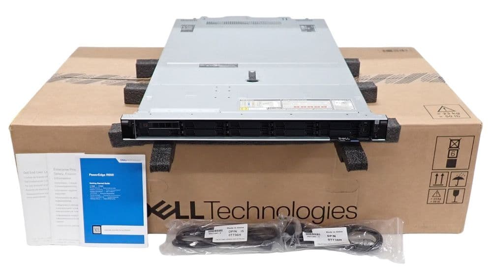 NEW Dell PowerEdge R660 16C Gold 6526Y 32GB DDR5 10Bay 3 84TB SSD H755 ...