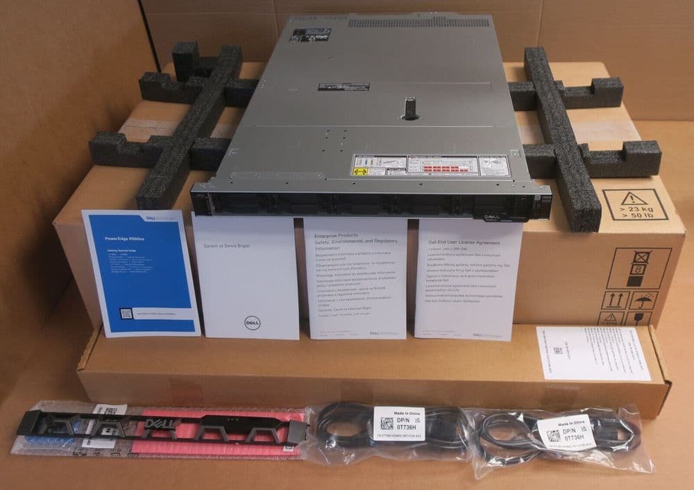 NEW Dell PowerEdge R660xs 2x 5th Gen Scalable CPU 16-DIMM 10-Bay CTO 1U ...