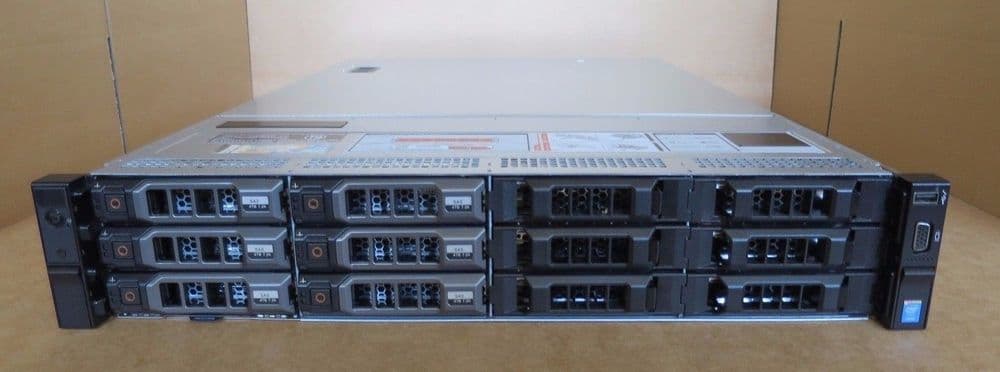 NEW Dell PowerEdge R730xd 12 x 3 5" LFF 2 x E5-2620v3 64GB 2U 36TB Rack ...