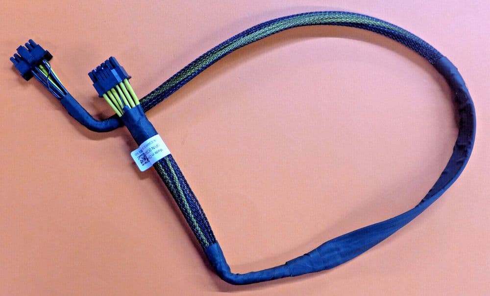 NEW Dell PowerEdge R750XA 12-Pin GPU Power Cable C04W8 0C04W8