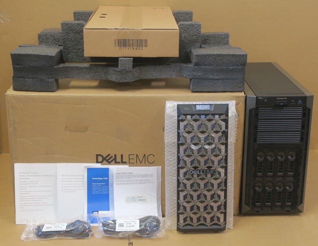NEW Dell PowerEdge T440 2x 2nd Gen Scalable CPU 16-DIMM 8-Bay CTO Tower ...