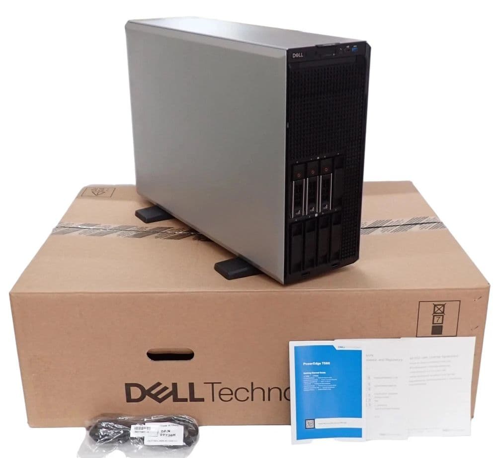 NEW Dell PowerEdge T560 2x 8C Silver 4509Y 64GB RAM 3x 1 92TB SSD Tower ...