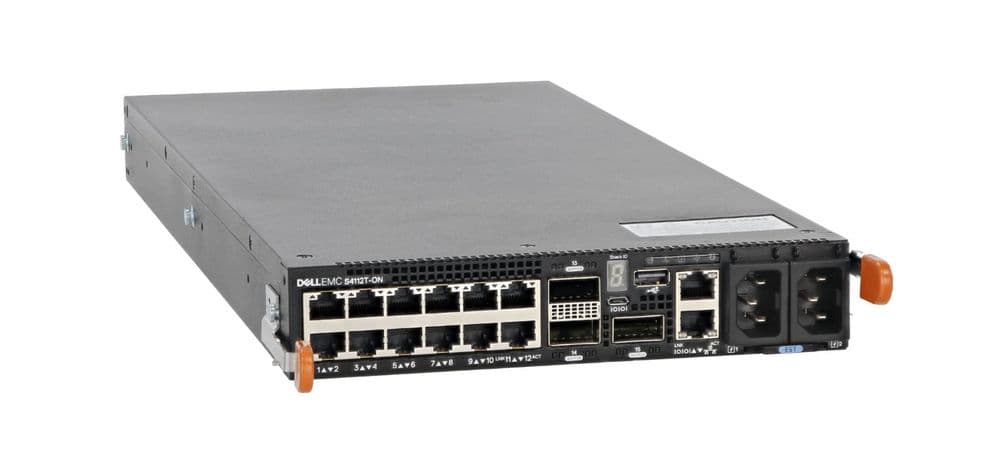 NEW Dell PowerSwitch S4112T-ON 12x 10GbE RJ45 3x 100Gb QSFP28 Port L3 ...