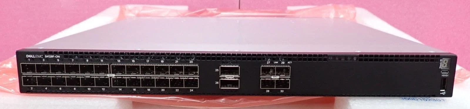 NEW Dell PowerSwitch S4128F-ON 28x 10GbE SFP 2x 100GbE QSFP28 Port ...