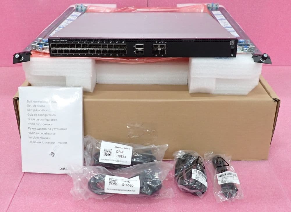 NEW Dell PowerSwitch S4128F-ON 28x 10GbE SFP 2x 100GbE QSFP28 Switch OS10