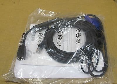 New Dell - PS2 Server SIP Interface Pod KVM Cable - FG696