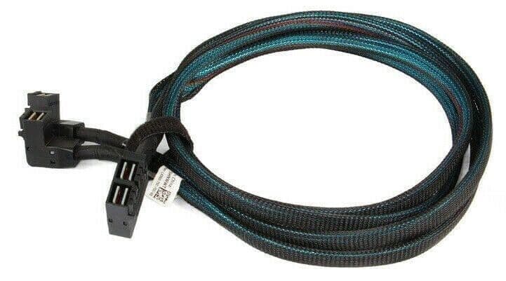 New Dell R740xd PERC H740P Dual Mini SAS to 2x SFF-8643 PCIe RAID Cable ...