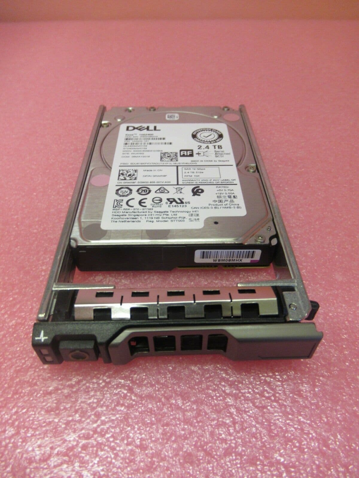 NEW DELL SEAGATE 2 5" 2 4TB 10K 12GBPS SAS HDD 12G PowerEdge RWR8F ...