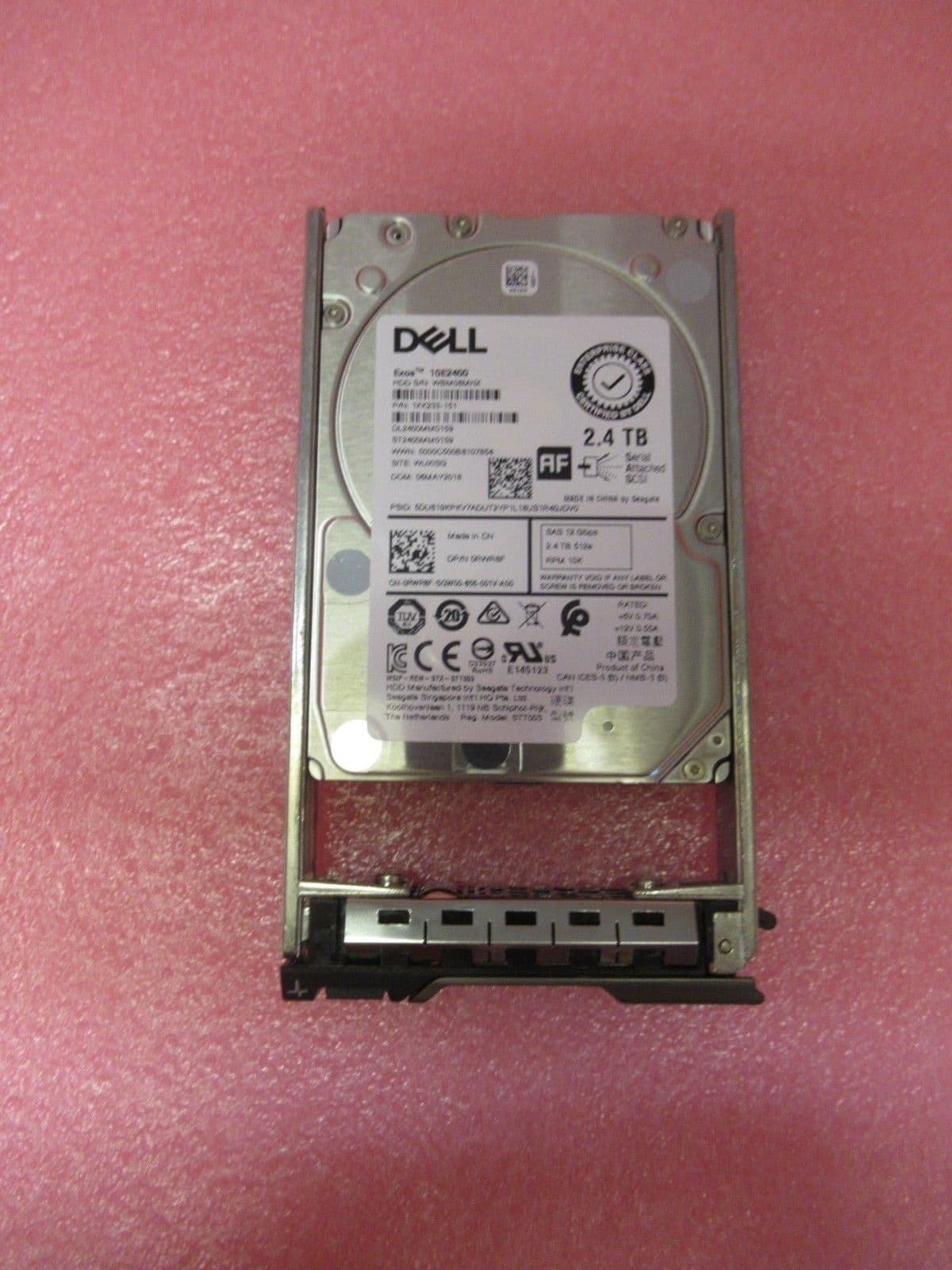 NEW DELL SEAGATE 2 5" 2 4TB 10K 12GBPS SAS HDD PowerEdge RWR8F ST2400MM0159