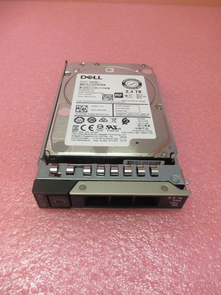 NEW DELL SEAGATE 2 5" 2 4TB 10K 12GBPS SAS HDD PowerEdge RWR8F ST2400MM0159