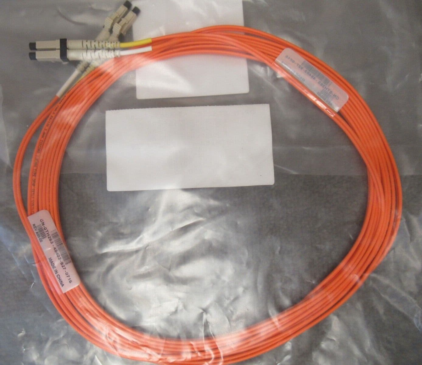 New Dell TH263 6754714-5 5M Orange Multimode Duplex 50/125 LC To LC ...