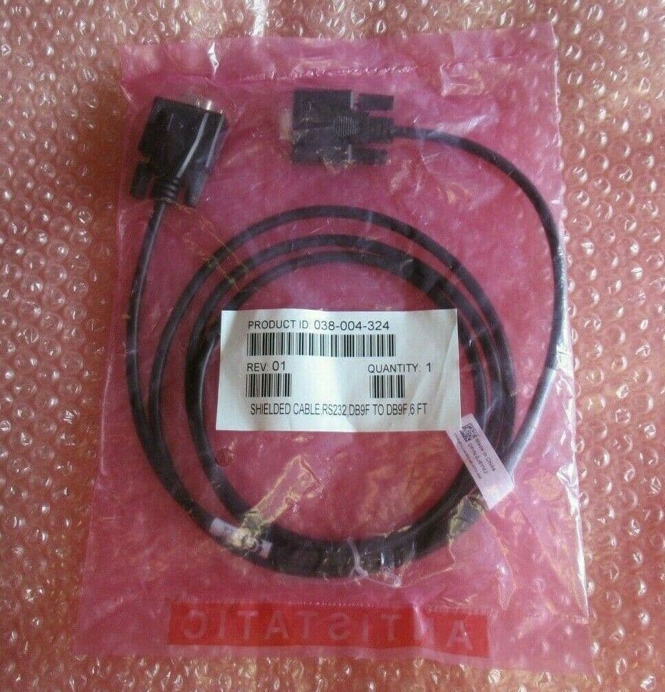 New EMC 038-004-324 RS232 DB9 Female To DB9 Female Shielded Cable 1 8M ...