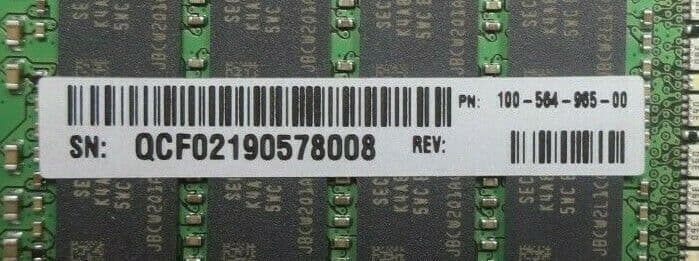 New EMC 100-564-965-00 32GB 2Rx4 DDR4-2400T PC4-19200 ECC REG Server Memory