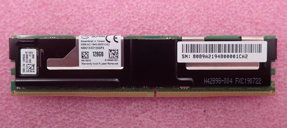 New EMC 128GB 1Rx4 DDR4 PC4-2666 DCPMM Optane Persistent Memory 100-586 ...