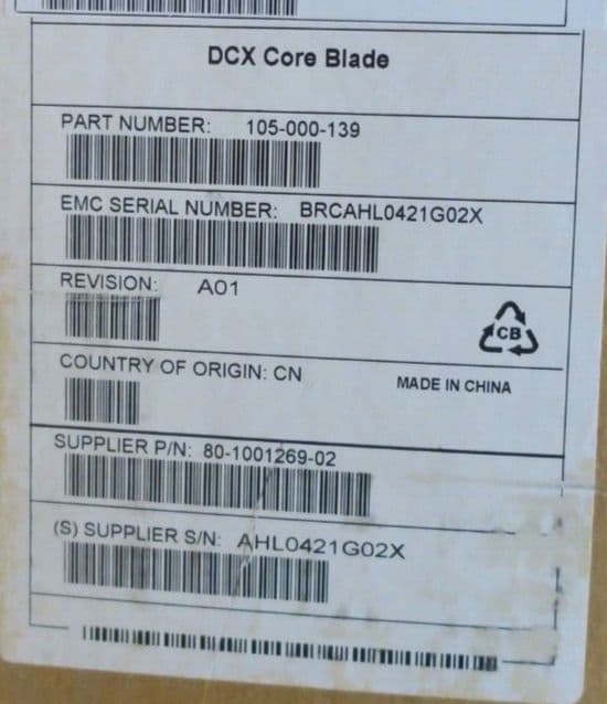 NEW EMC Brocade CR8 DCX Core Routing Blade 105-000-139 For ED-DCX-B