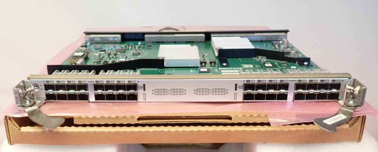 New EMC Brocade FC16-32 DCX 16Gb/s 32-Port SFP Switch Blade Module 105 ...