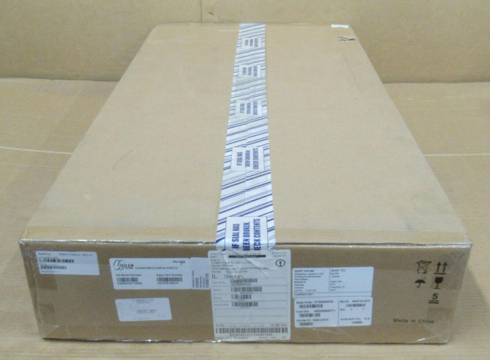 New EMC Isilon Celestica D2024 24-Port 10Gb FC 2x 40GbE Switch 1U 100 ...