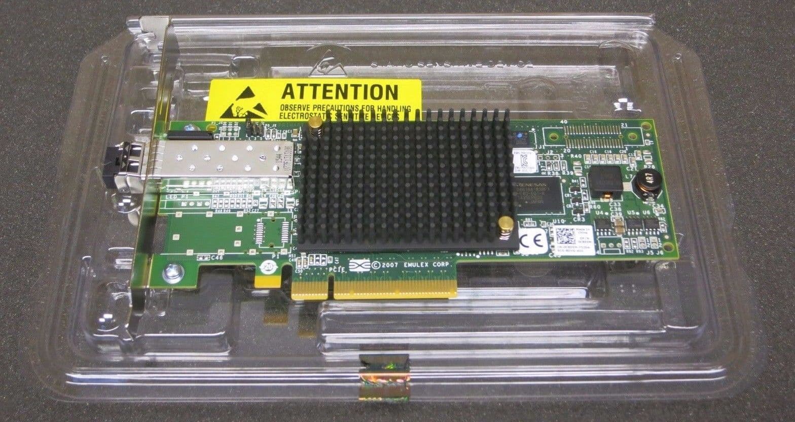 New Emulex LPE12000-E PCI-E HBA Single Port 8GB Fibre Network Adapter ...