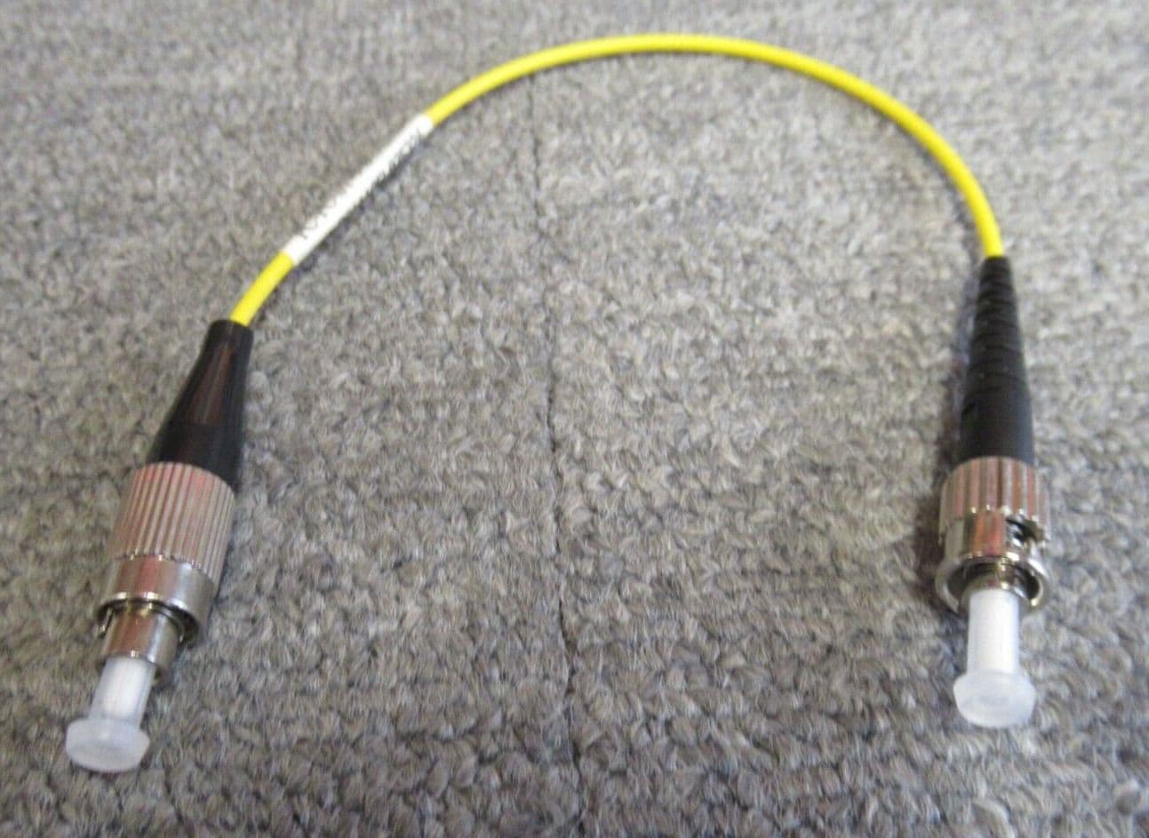 New Fibre Technologies 0 25M FC-ST Duplex Single Mode Yellow Fibre ...