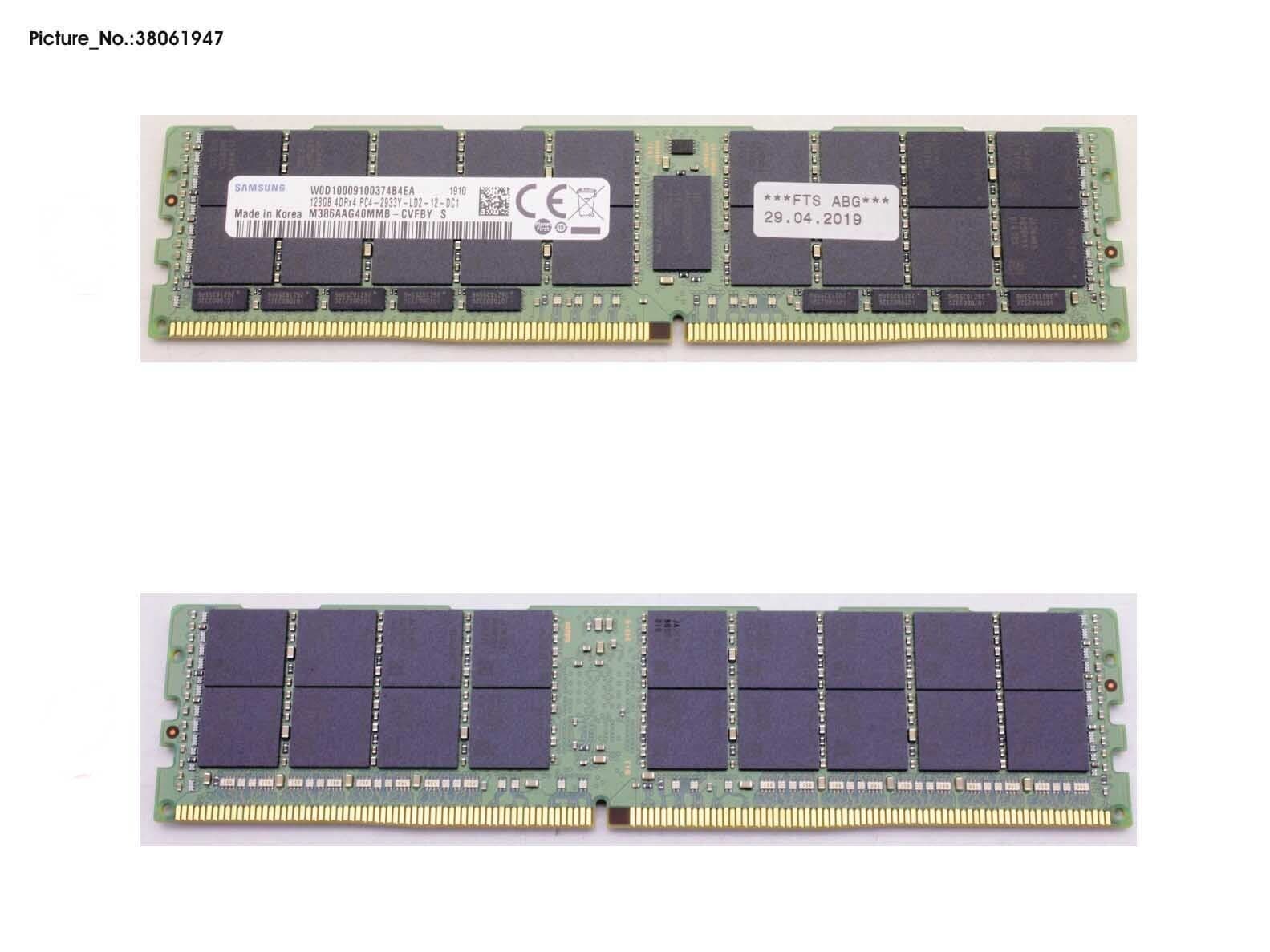 New Fujitsu 128GB DDR4-2933 PC4-23400 R ECC S26361-F4083-L428 S26361 ...