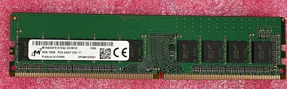 NEW Fujitsu 4GB 1Rx8 DDR4-2133 PC4-17000 ECC 288P UDIMM RAM V26808 ...