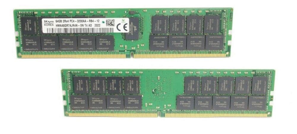 NEW Fujitsu 64GB & x28;1X64GB& x29; 2RX4 DDR4-3200 REG ECC S26361-F5828 ...
