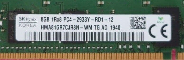 NEW Fujitsu 8GB DDR4 1Rx8 PC4-2933Y REG ECC Ram Server Memory S26361 ...