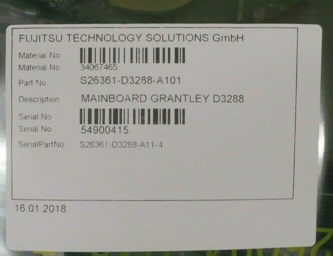 New Fujitsu CELSIUS C740 Rack Mount Workstation System Board S26361 ...