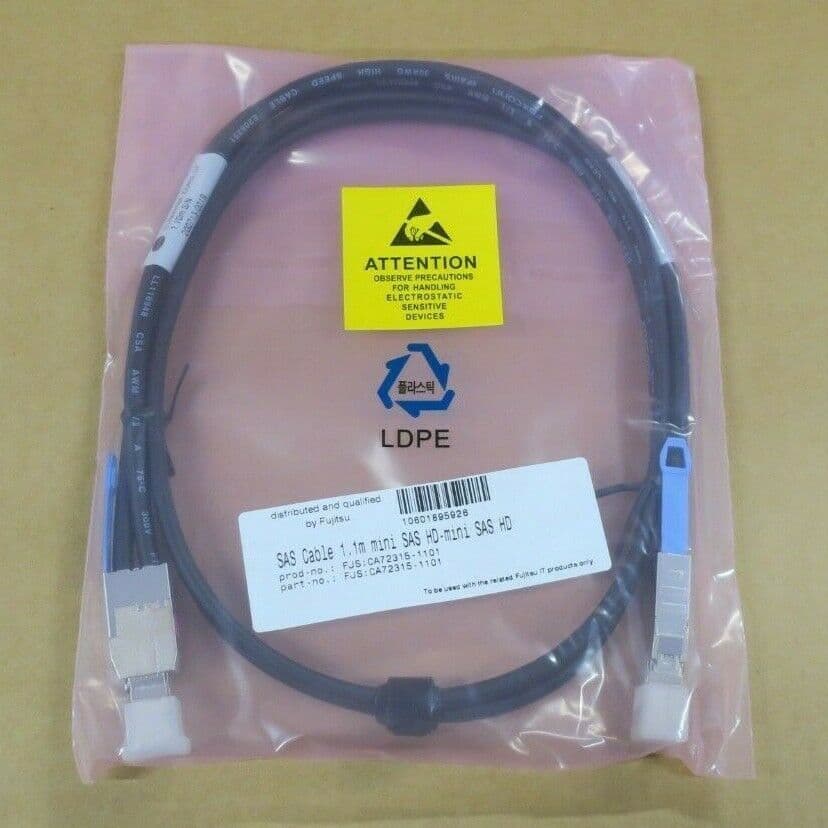 New Fujitsu Dx Backend Mini Sas Hd To Mini Sas Hd Cable 1 1m Ca72315 1101