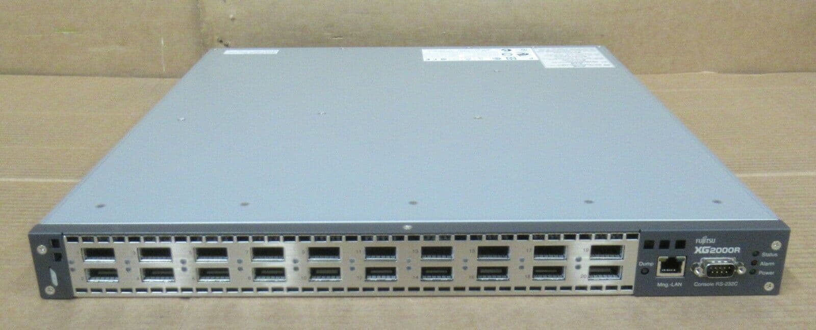 New Fujitsu EMC XG2000R 20-Port 10GbE XFP FC Ethernet Switch 100-562-772